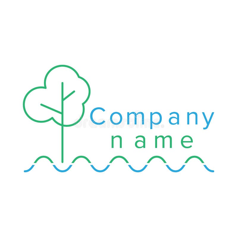 Contour Logo for Company, Vector Stock Vector - Illustration of ...