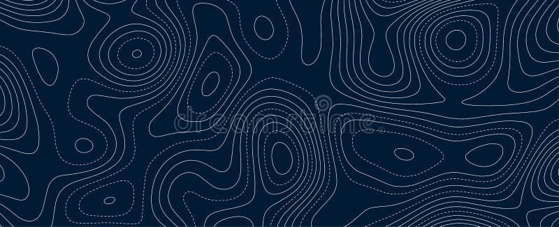 Contour Map Background. Vector Geography Scheme and Terrain. Topography ...