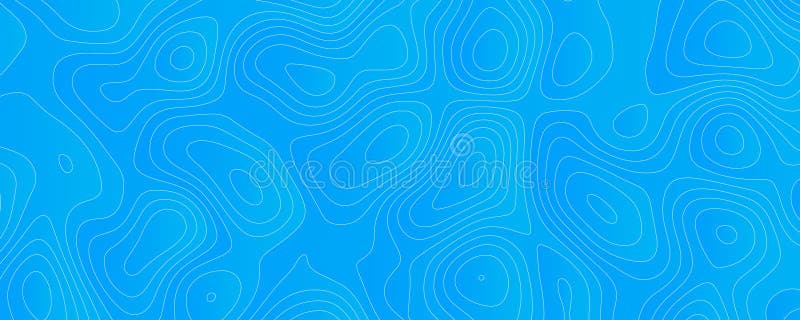 Contour Map Topographic Gradient Illustration of Terrain Depicting ...