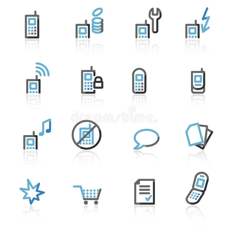 Contour document web icons stock vector. Illustration of document - 7212558