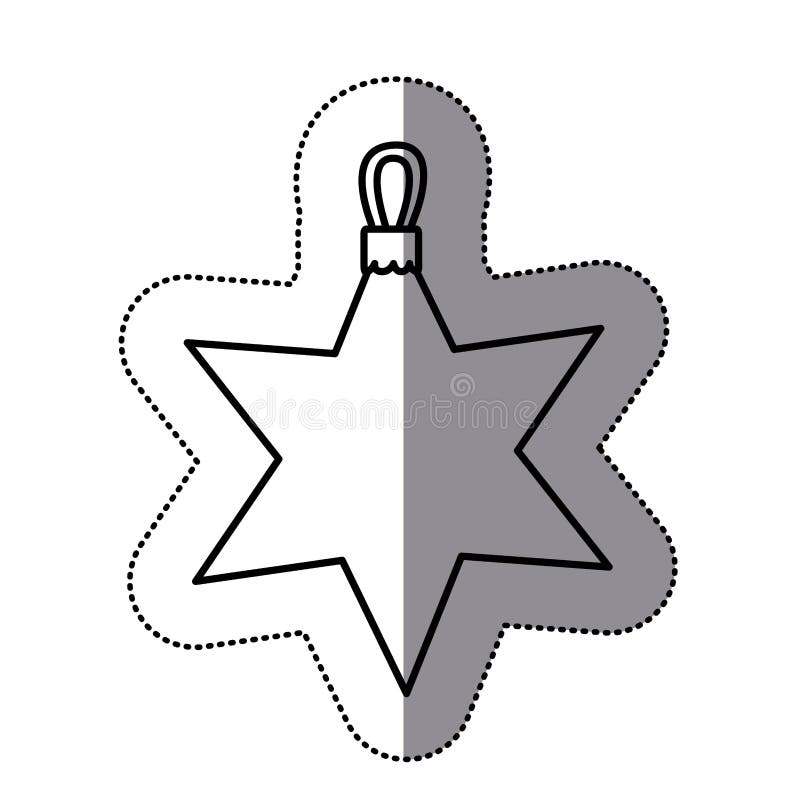 Contour sticker start icon stock illustration. Illustration of close ...