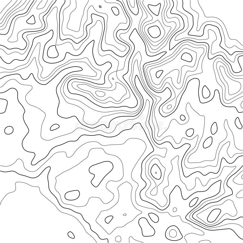 Topographic Map Illustration Vector Background Stock Illustrations ...