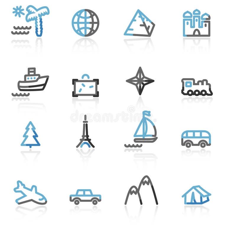Simple Blue Contour Icons Stock Illustrations – 3,852 Simple Blue ...