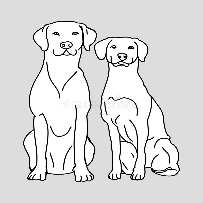 Contour Dogs Stock Illustrations – 1,616 Contour Dogs Stock ...