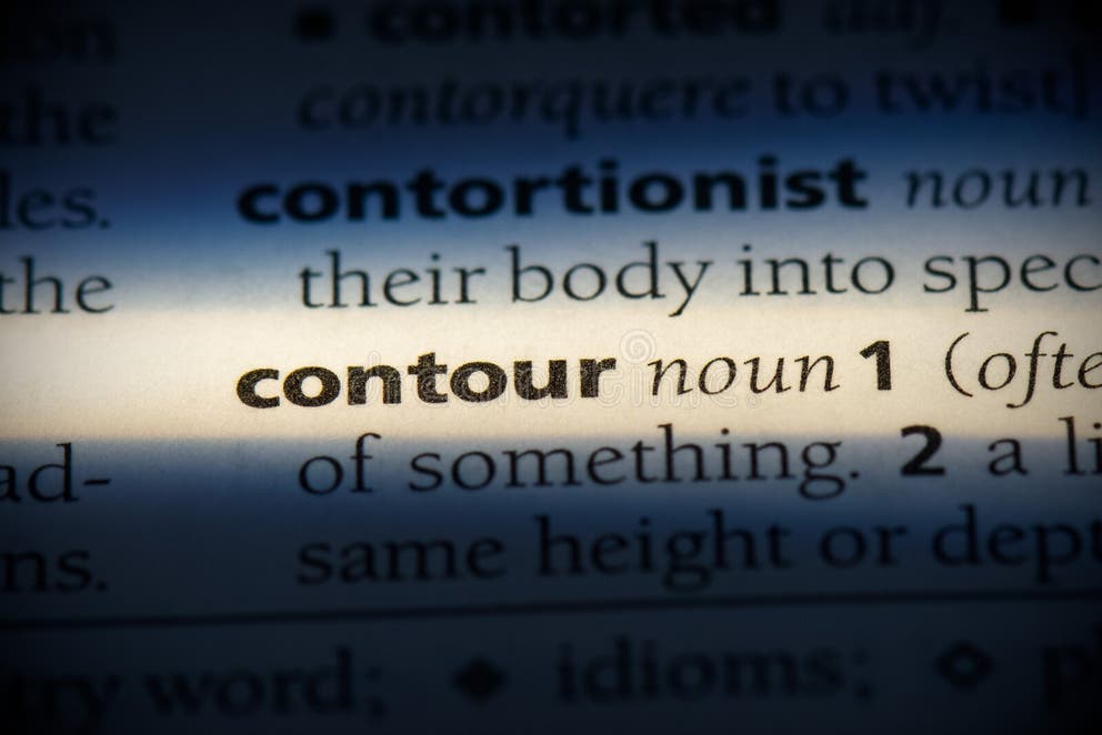Contour stock image. Image of dictionary, minimal, info - 161577289