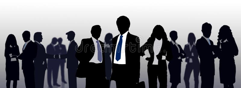The Contours of the Group S Business Team Stock Illustration ...