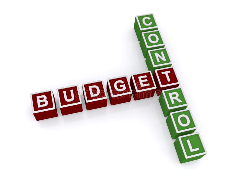 Contrôle de budget illustration stock. Illustration du cible - 38332637