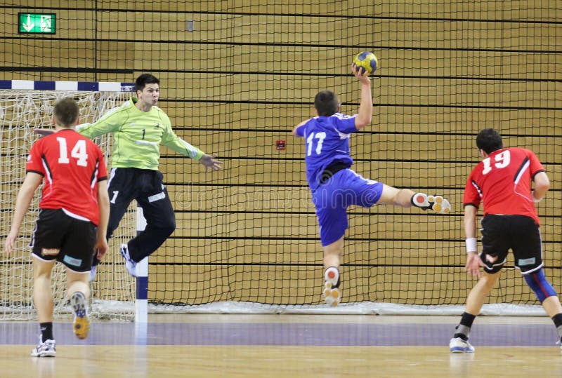 Contra attack editorial photo. Image of ball, jump, shot - 23730321