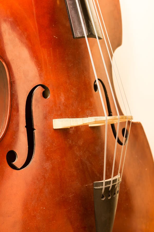 Contrabass Wooden Instrument Details Stock Image - Image of development ...