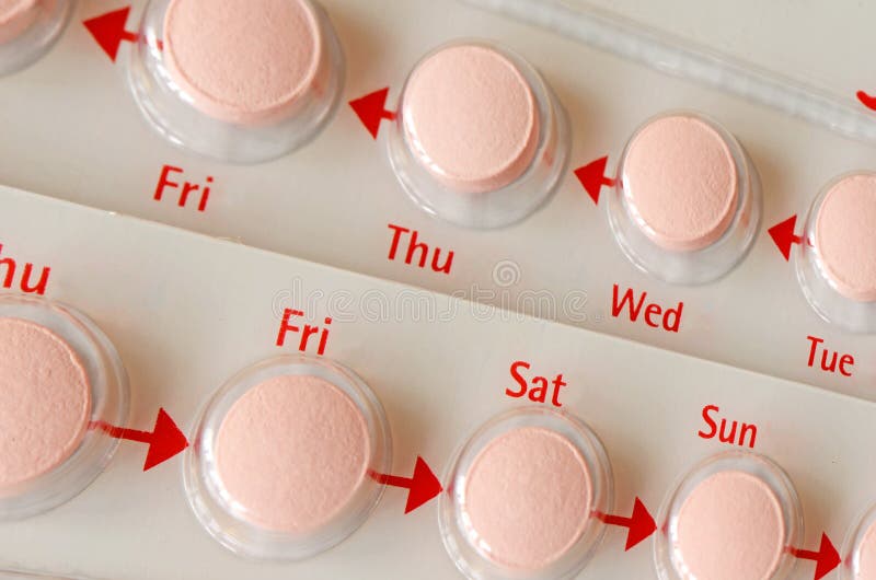 Contraceftive Pills. stock photo. Image of ovulation - 49235460