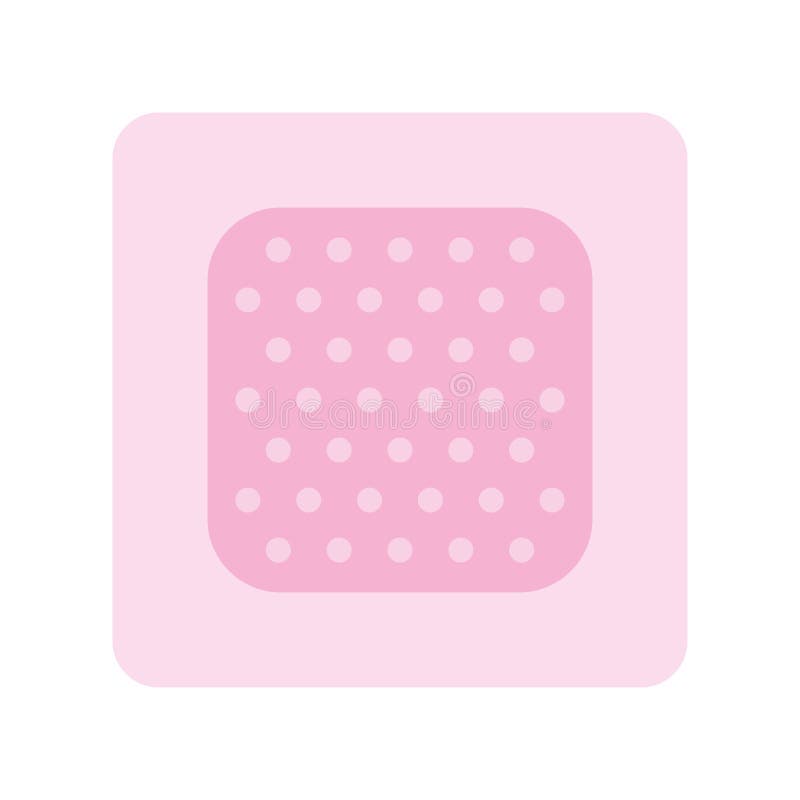 Contraceptive Patch Isolated Stock Vector - Illustration of health ...
