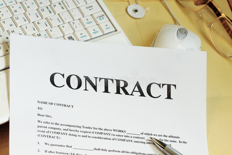 Legal contract law papers stock photo. Image of manila - 17986528