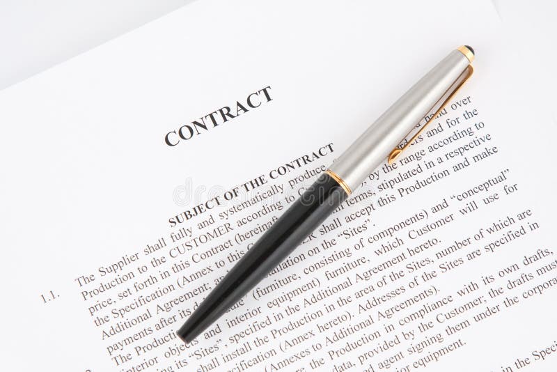 Rip up the contract stock photo. Image of concept, financial - 35213580