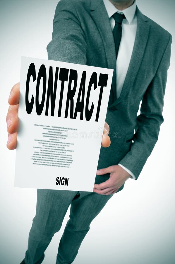 Rip up the contract stock photo. Image of concept, financial - 35213580