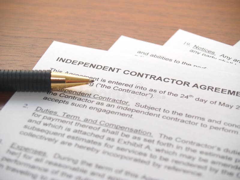 Legal contract papers stock image. Image of attorney - 17501375