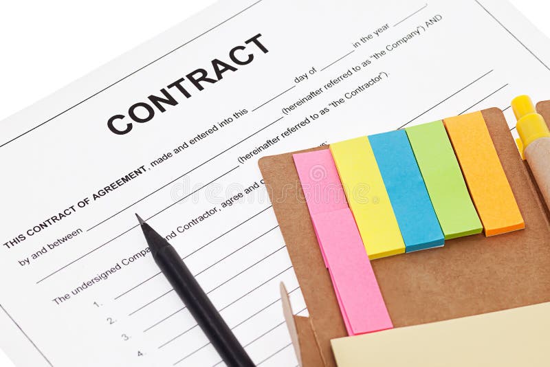 Rip up the contract stock photo. Image of concept, financial - 35213580