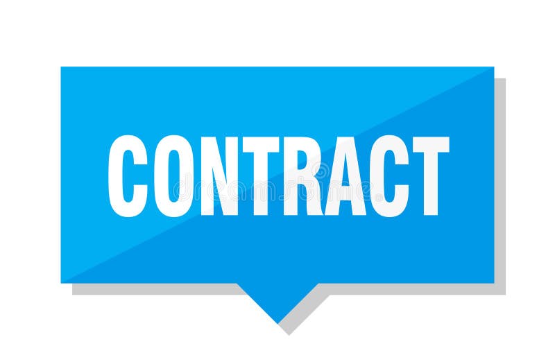 Contract price tag stock vector. Illustration of contract - 118880466