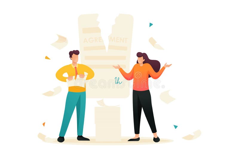 Tear Contract Stock Illustrations – 180 Tear Contract Stock ...