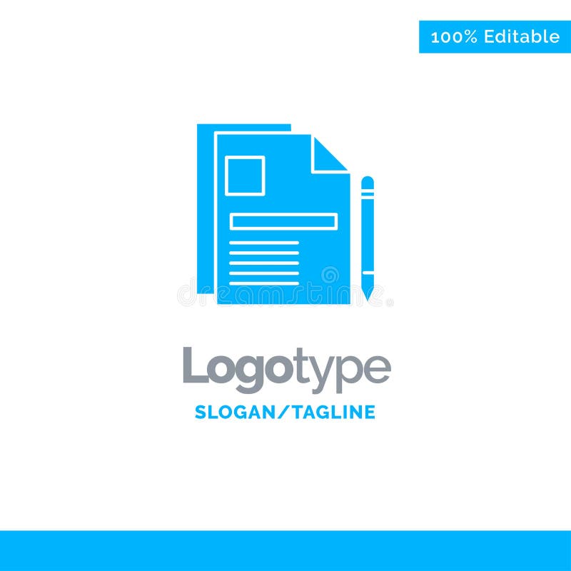 Contract, Business, Document, Legal Document, Sign Contract Blue Solid ...