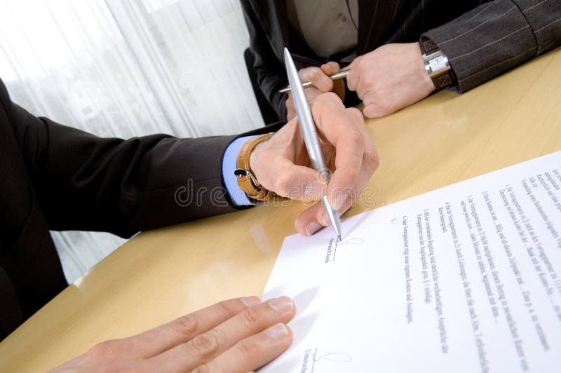Contract stock photo. Image of contracted, business, negotiate - 45336610