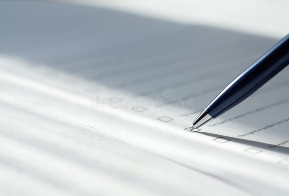 Contract clause stock image. Image of form, concepts - 16868733