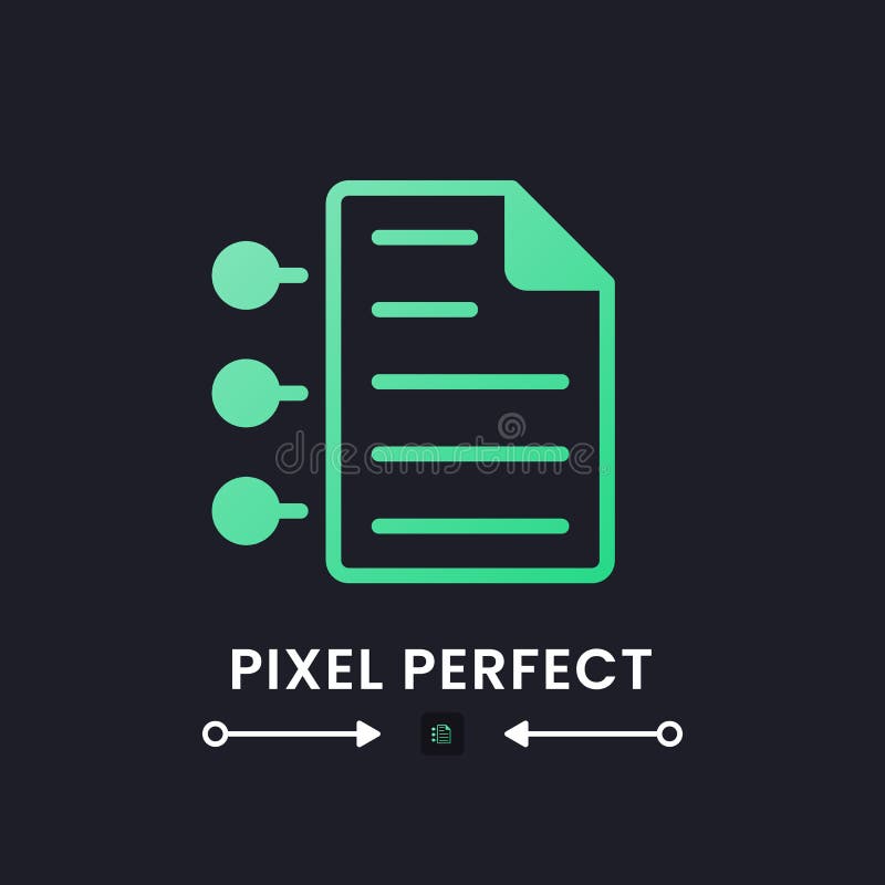 Contract Conditions Green Solid Gradient Desktop Icon on Black Stock ...