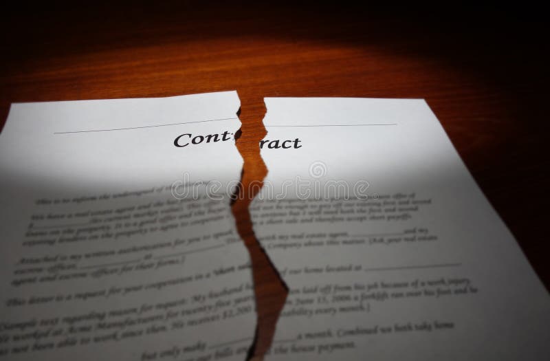Torn contract stock photo. Image of tear, negotiate, legal - 40999842