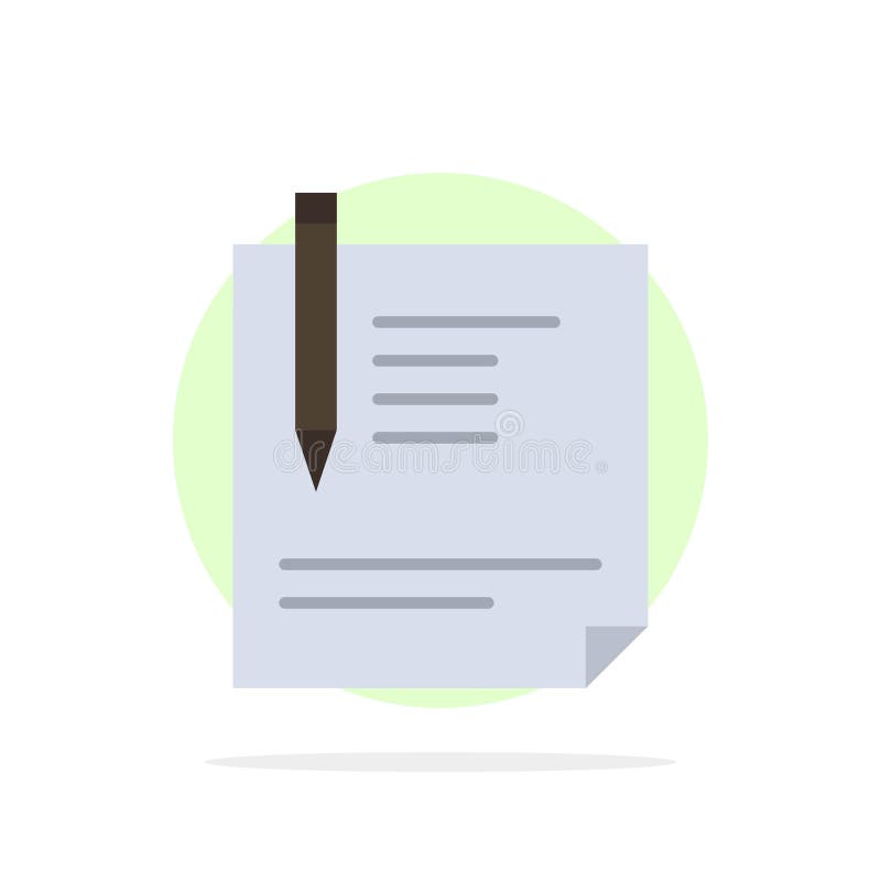 Contract, Document, File, Page, Paper, Sign, Signing Abstract Circle ...