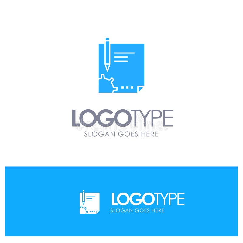 Contract, Document, File, Page, Paper, Sign, Signing Blue Solid Logo ...