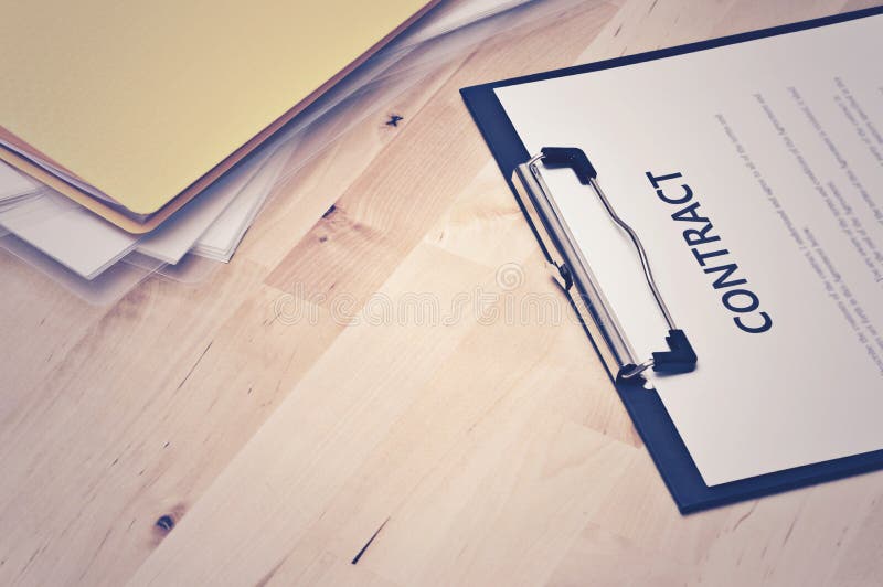 Contract Documents: Business Concept, Still Life Stock Photo - Image of ...