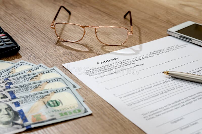 Contract stock image. Image of hand, office, finance - 70561075