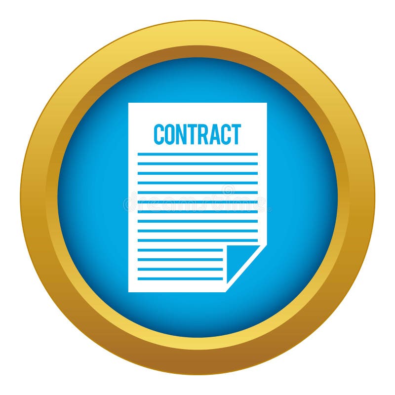 Contract icon white stock vector. Illustration of male - 96548278