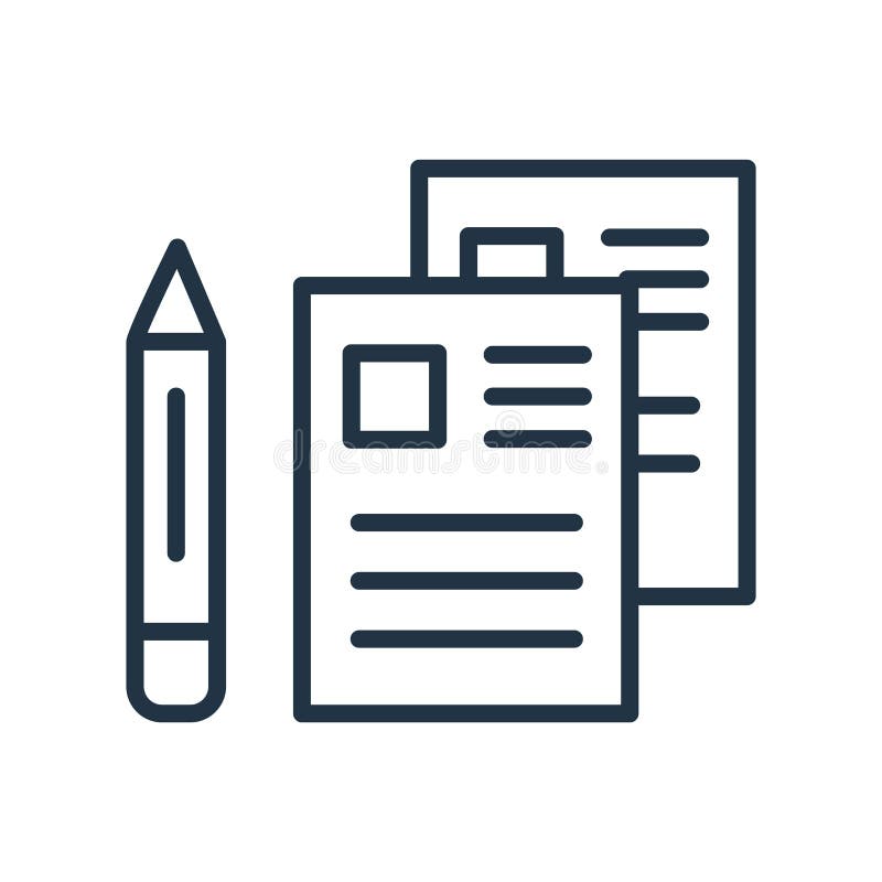 Contract Icon Vector Isolated on White Background, Contract Sign Stock ...