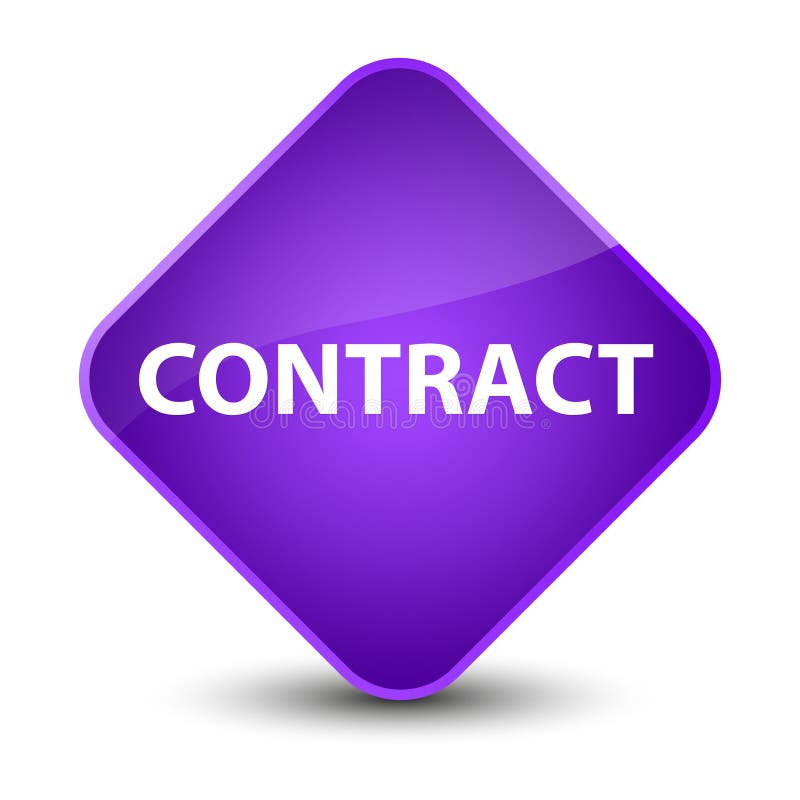 Contract Elegant Purple Diamond Button Stock Illustration ...