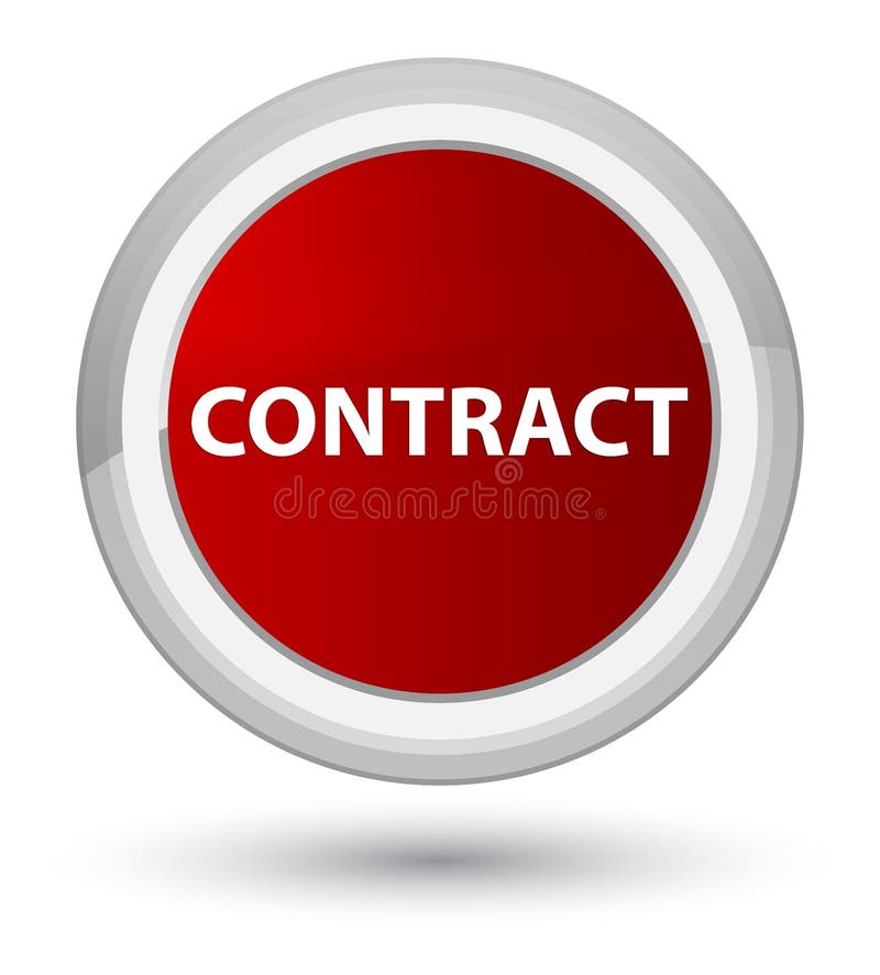 Contract Prime Red Round Button Stock Illustration - Illustration of ...