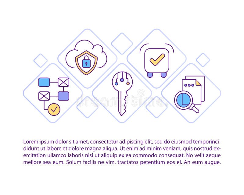 Contract Lifecycle Management Concept Icon with Text Stock Vector ...