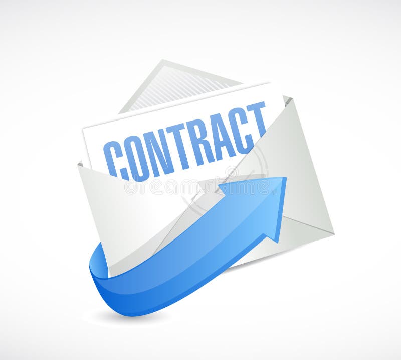 Contract with Pen Illustration Stock Vector - Illustration of ... Contract with Pen Illustration Stock Vector - Illustration of ...
