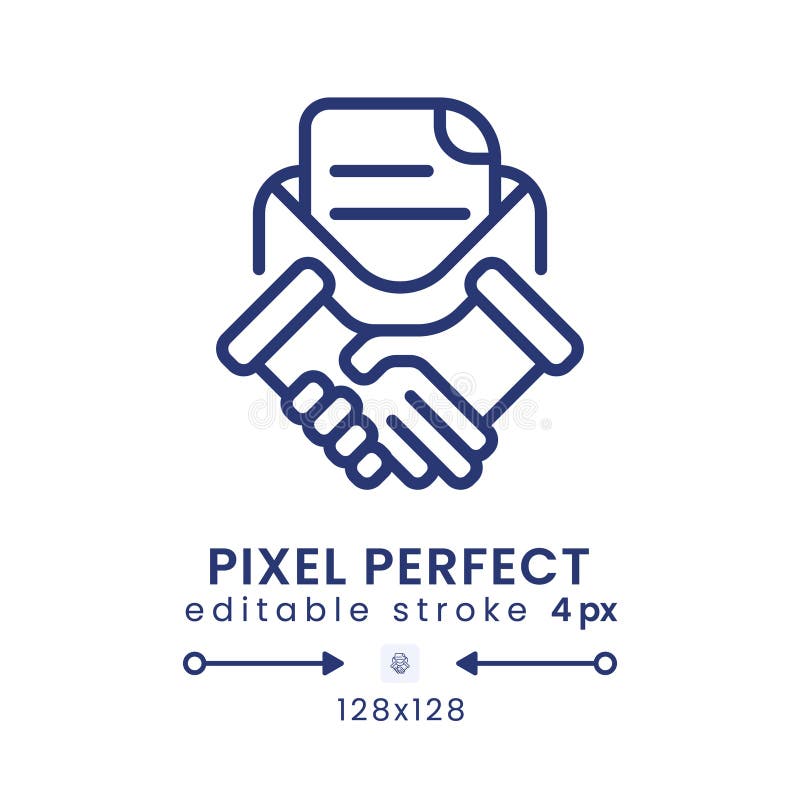 Contract Management Linear Desktop Icon Stock Vector - Illustration of ... Contract Management Linear Desktop Icon Stock Vector - Illustration of ...