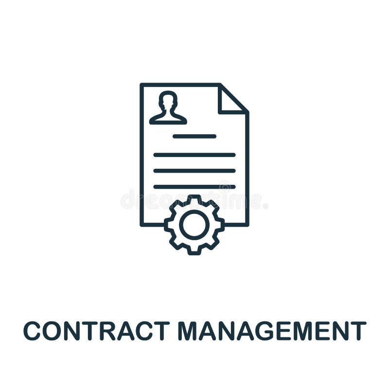 Contract Management Icon Set. Premium Symbol in Diferent Styles from ...