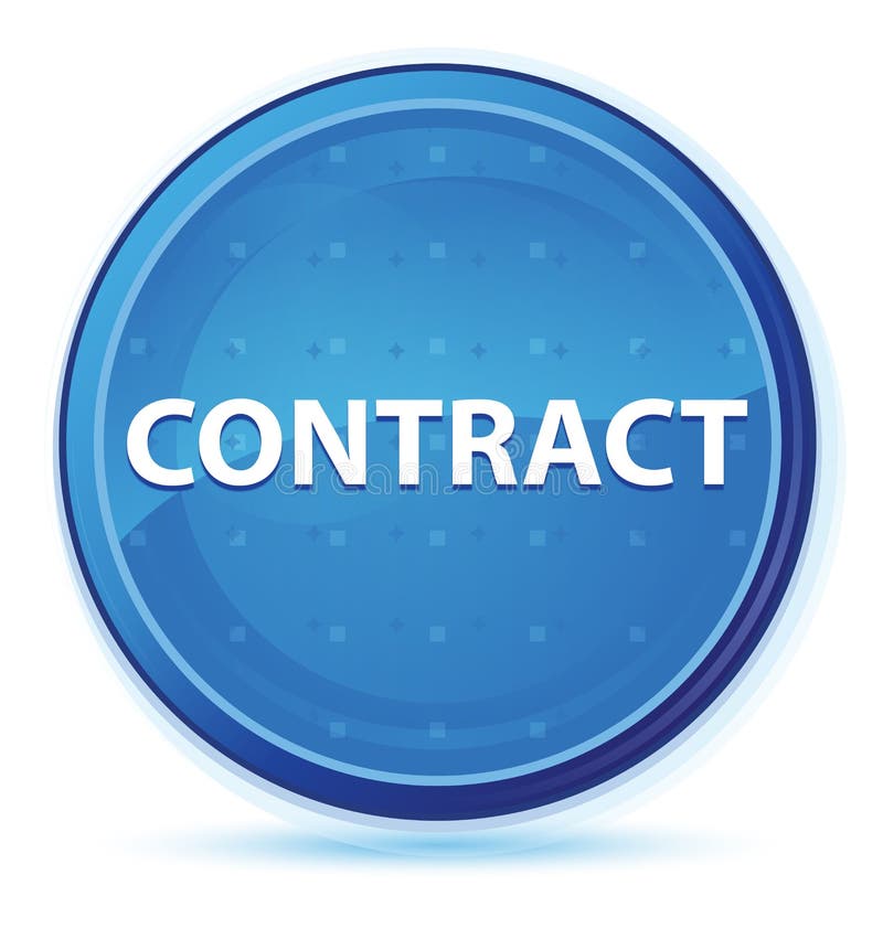 Contract Midnight Blue Prime Round Button Stock Vector - Illustration ...