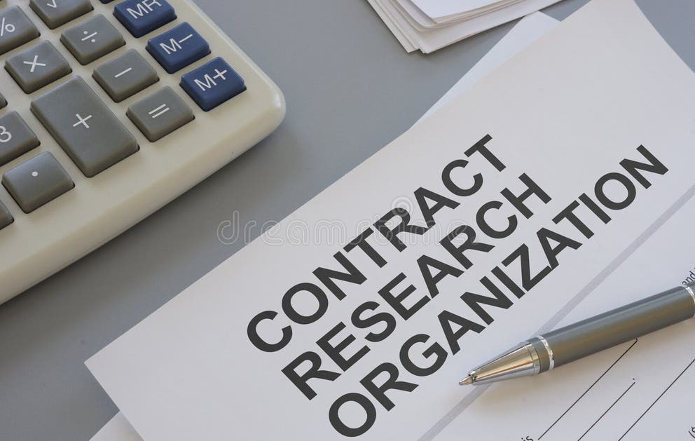 Contract Research Organization CRO is Shown Using the Text Stock Photo ...