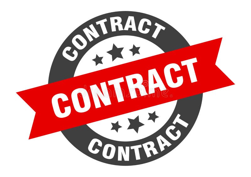 Contract Sticker Stock Illustrations – 3,069 Contract Sticker Stock ...