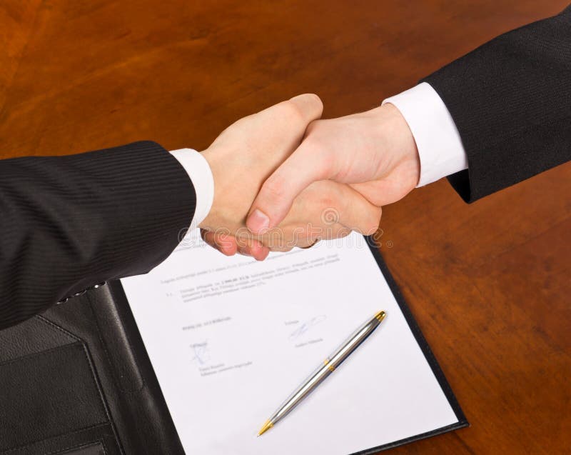 Contract signing stock image. Image of contract, businessman - 23591423