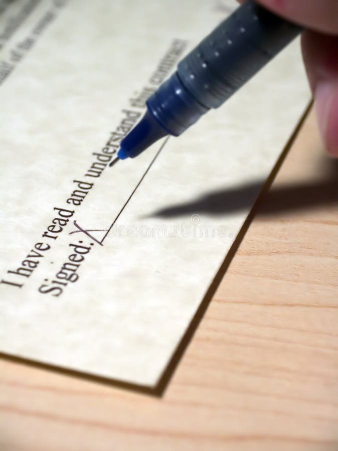Contract Signing stock photo. Image of agreement, bargain - 676876