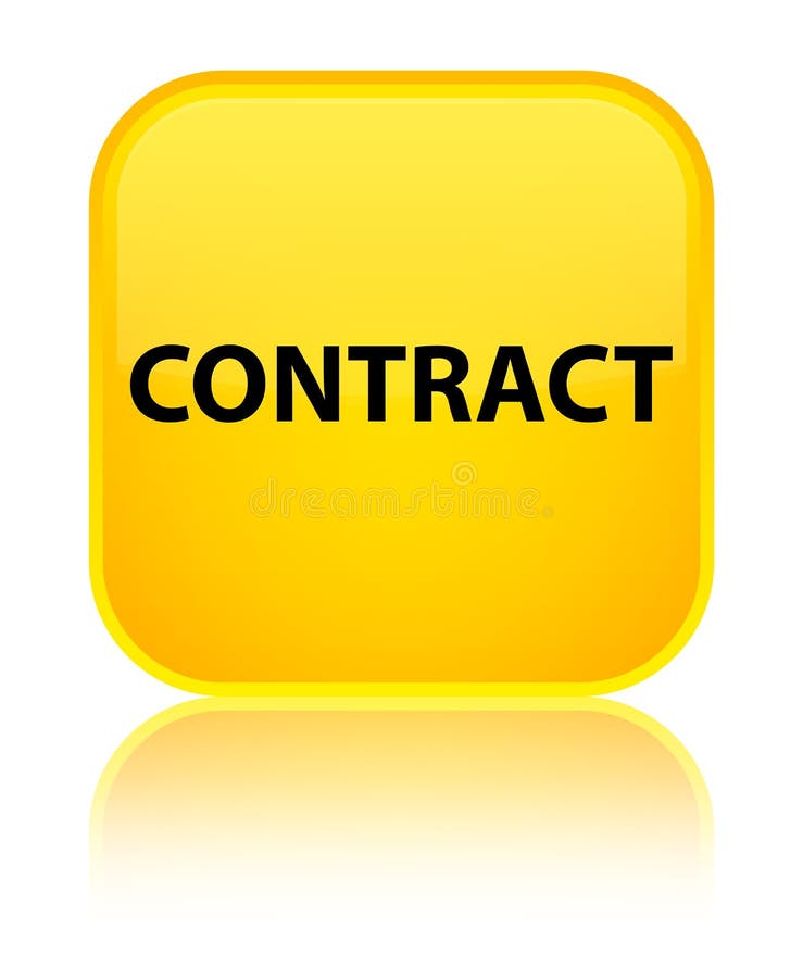 Contract Special Yellow Square Button Stock Illustration - Illustration ...