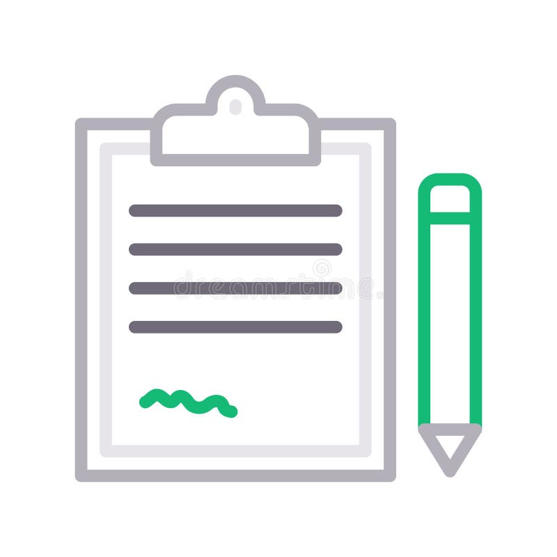 Signed Contracts Color Icon Stock Illustrations – 3 Signed Contracts ...