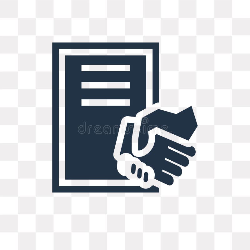 Contract Icon Vector Sign and Symbol Isolated on White Background ...