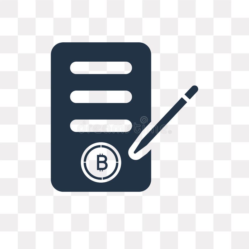 Contract Icon Vector Sign and Symbol Isolated on White Background ...