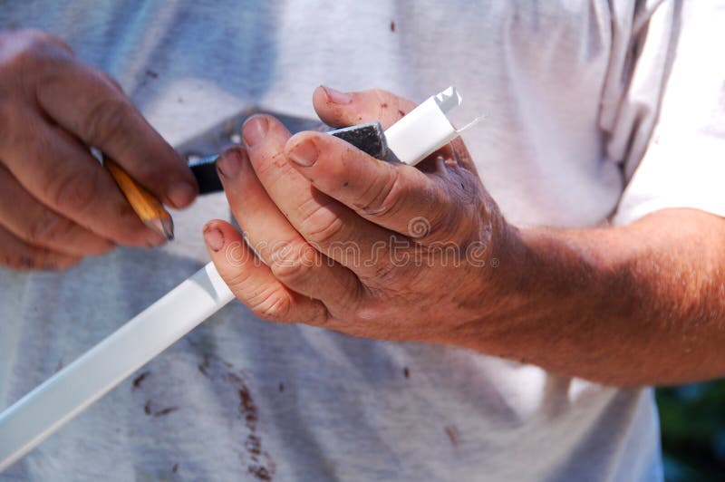 Stone mason stock image. Image of worker, tradesman, skilled - 9637885