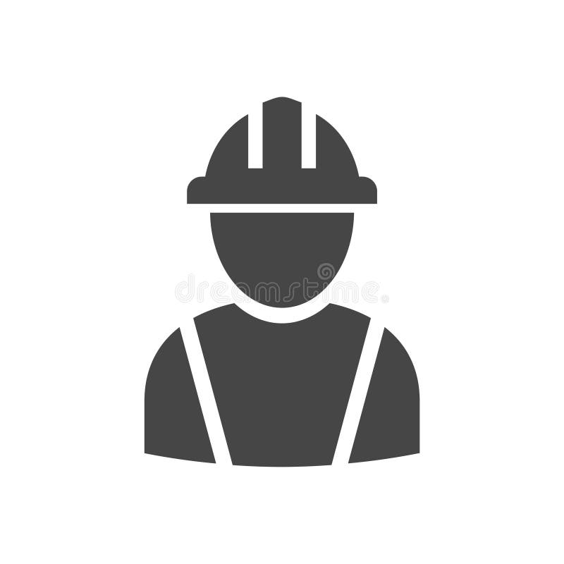 Contractor Icon, Workers Icon Stock Vector - Illustration of occupation ...